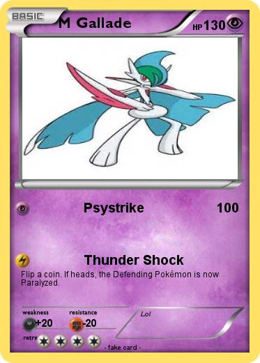 Pokémon M Gallade 32 32 - Psystrike - My Pokemon Card