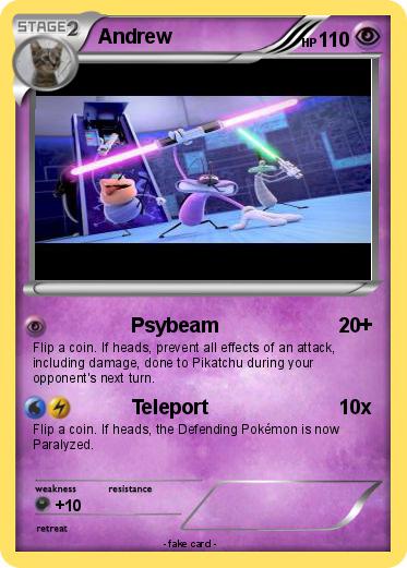 Pokémon Andrew 525 525 - Psybeam - My Pokemon Card