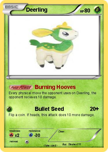 Pokémon Deerling 46 46 - Burning Hooves - My Pokemon Card