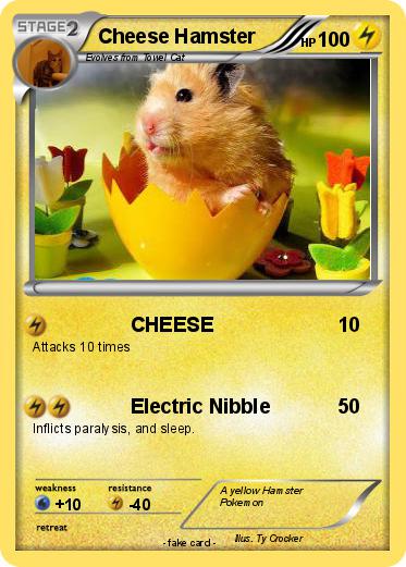 Pokémon Cheese Hamster - CHEESE - My Pokemon Card