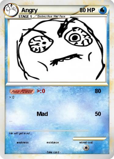 Pokémon Angry 1364 1364 - >:0 - My Pokemon Card