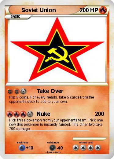 Pokémon Soviet Union 9 9 - Take Over - My Pokemon Card