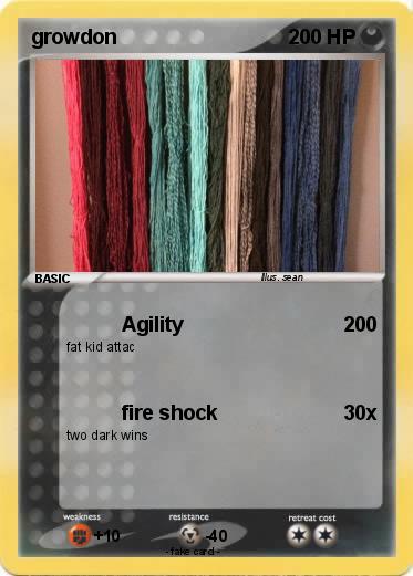 Pokémon growdon 14 14 - Agility - My Pokemon Card