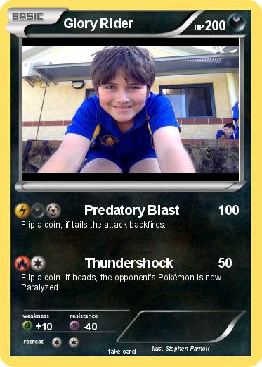 Pokémon Glory Rider - Predatory Blast - My Pokemon Card