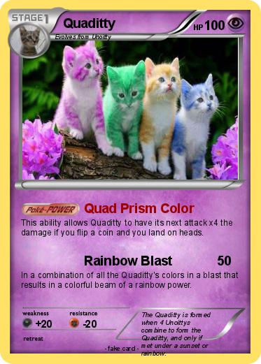 Pokémon Quaditty - Quad Prism Color - My Pokemon Card