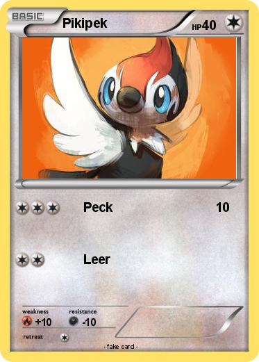 Pokémon Pikipek 11 11 - Peck - My Pokemon Card