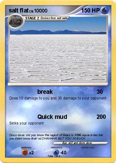 Pokémon salt flat - break - My Pokemon Card