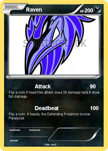 Pokémon Raven 314 314 - Attack - My Pokemon Card