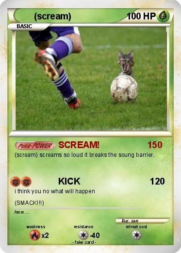 Pokémon scream 36 36 - SCREAM! 150 - My Pokemon Card