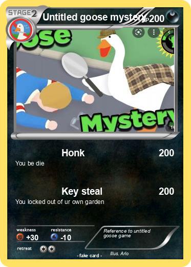 Pokémon Untitled goose mystery - Honk - My Pokemon Card