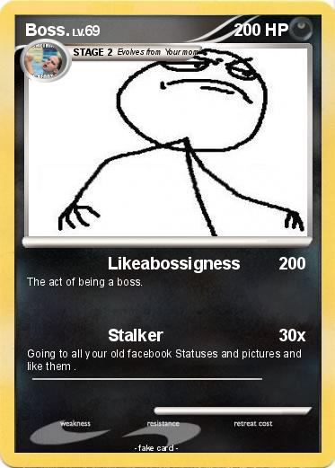 Pokémon Boss 294 294 - Likeabossigness - My Pokemon Card