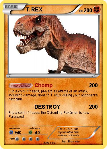Pokémon T REX 943 943 - Chomp - My Pokemon Card