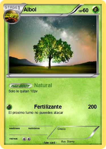 Pokémon Albol - Natural - Mi carta pokémon