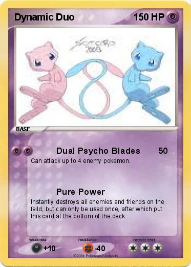 Pokémon Dynamic Duo - Dual Psycho Blades - My Pokemon Card