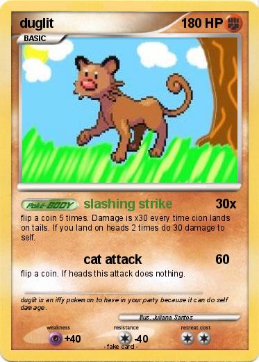 Pokémon duglit - slashing strike - My Pokemon Card