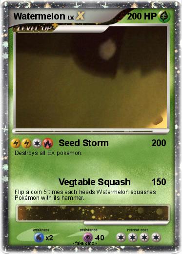 Pokémon Watermelon 79 79 - Seed Storm - My Pokemon Card