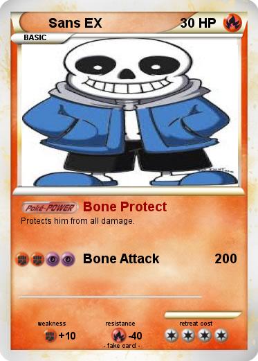 Pokémon Sans EX 56 56 - Bone Protect - My Pokemon Card