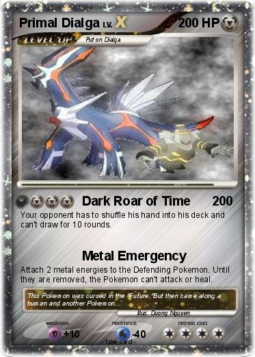 Pokémon Primal Dialga 217 217 - Dark Roar of Time - My Pokemon Card