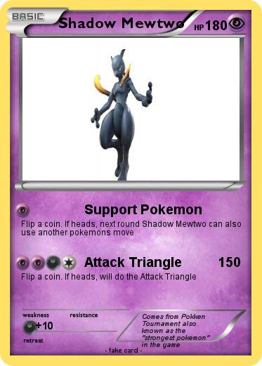 Pokémon Shadow Mewtwo 257 257 - Support Pokemon - My Pokemon Card