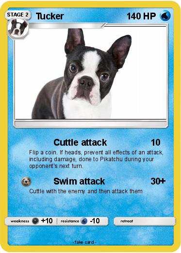 Pokémon Tucker 189 189 - Cuttle attack - My Pokemon Card