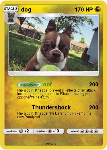 Pokémon dog 1755 1755 - oof - My Pokemon Card