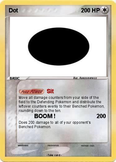 Pokémon Dot 49 49 - Sit - My Pokemon Card
