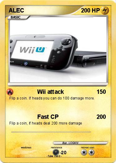Pokémon ALEC 97 97 - Wii attack - My Pokemon Card