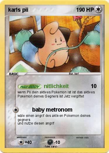Pokémon karls pii - nitlichkeit - My Pokemon Card