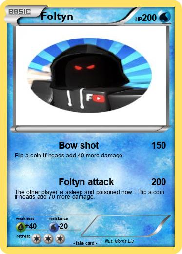 Pokémon Foltyn - Bow shot - My Pokemon Card
