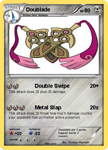 Pokémon Doublade 11 11 - Double Swipe - My Pokemon Card