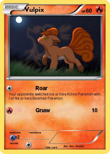 Pokémon Vulpix 425 425 - Roar - My Pokemon Card