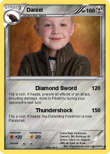 Pokémon Daniel 908 908 - Diamond Sword - My Pokemon Card