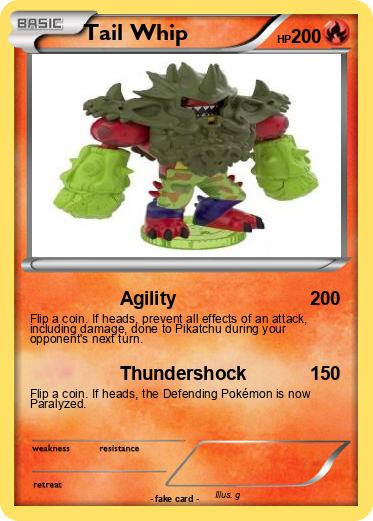 Pokémon Tail Whip 6 6 - Agility - My Pokemon Card