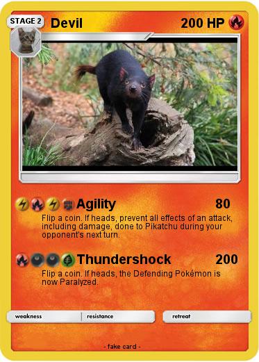 Pokémon Devil 1091 1091 - Agility - My Pokemon Card