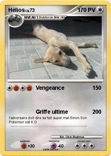 Pokémon Helios 100 100 - Vengeance - Ma carte Pokémon