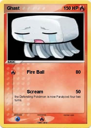 Pokémon Ghast 217 217 - Fire Ball - My Pokemon Card