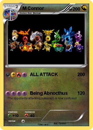 Pokémon M Connor - ALL ATTACK - My Pokemon Card