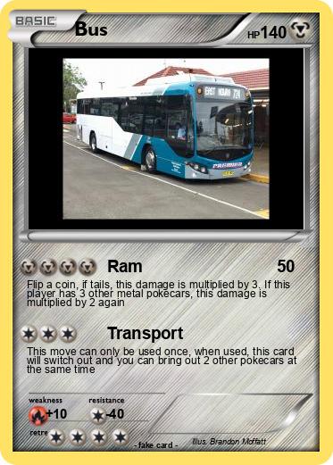 Pokémon Bus 102 102 - Ram - My Pokemon Card