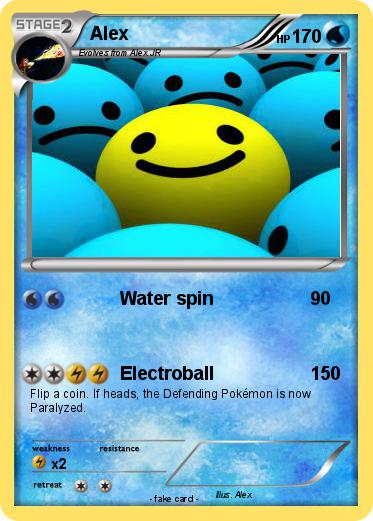 Pokémon Alex 2014 2014 - Water spin - My Pokemon Card