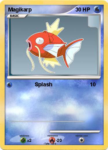 Pokémon Magikarp 1421 1421 - Splash - My Pokemon Card