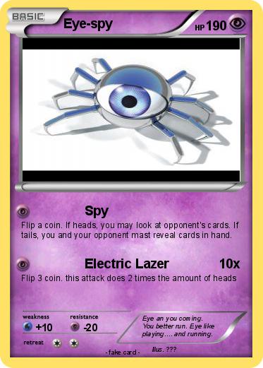 Pokémon Eye spy 1 1 - Spy - My Pokemon Card