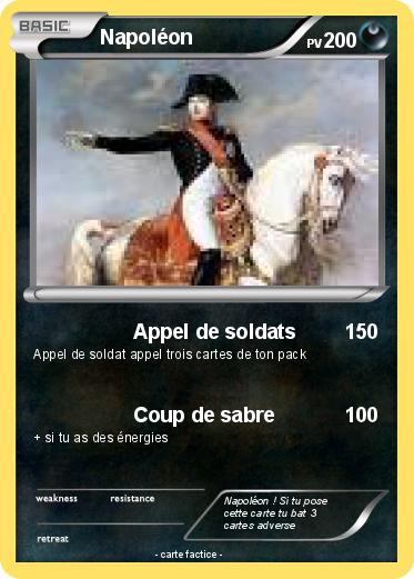 Pokémon Napoleon 162 162 - Appel de soldats - Ma carte Pokémon