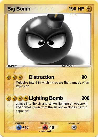 Pokémon Big Bomb 12 12 - Distraction - My Pokemon Card