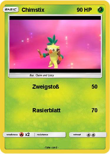 Pokémon Chimstix - Zweigstoß - My Pokemon Card