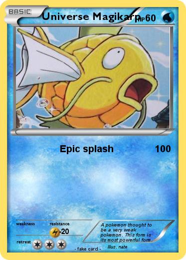 Pokémon Universe Magikarp - Epic splash - My Pokemon Card