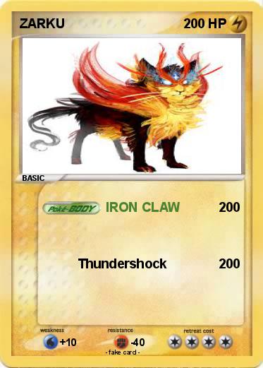 Pokémon ZARKU 1 1 - IRON CLAW - My Pokemon Card