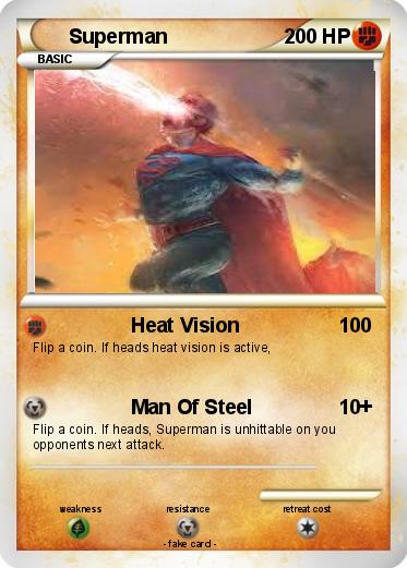 Pokémon Superman 876 876 - Heat Vision - My Pokemon Card