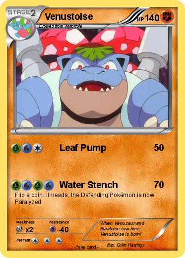 Pokémon Venustoise 57 57 - Leaf Pump - My Pokemon Card