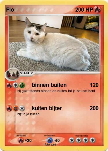 Pokémon Flo 172 172 - binnen buiten - My Pokemon Card