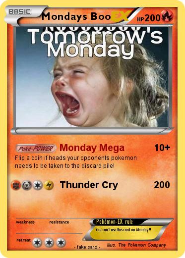 Pokémon Mondays Boo - Monday Mega - My Pokemon Card